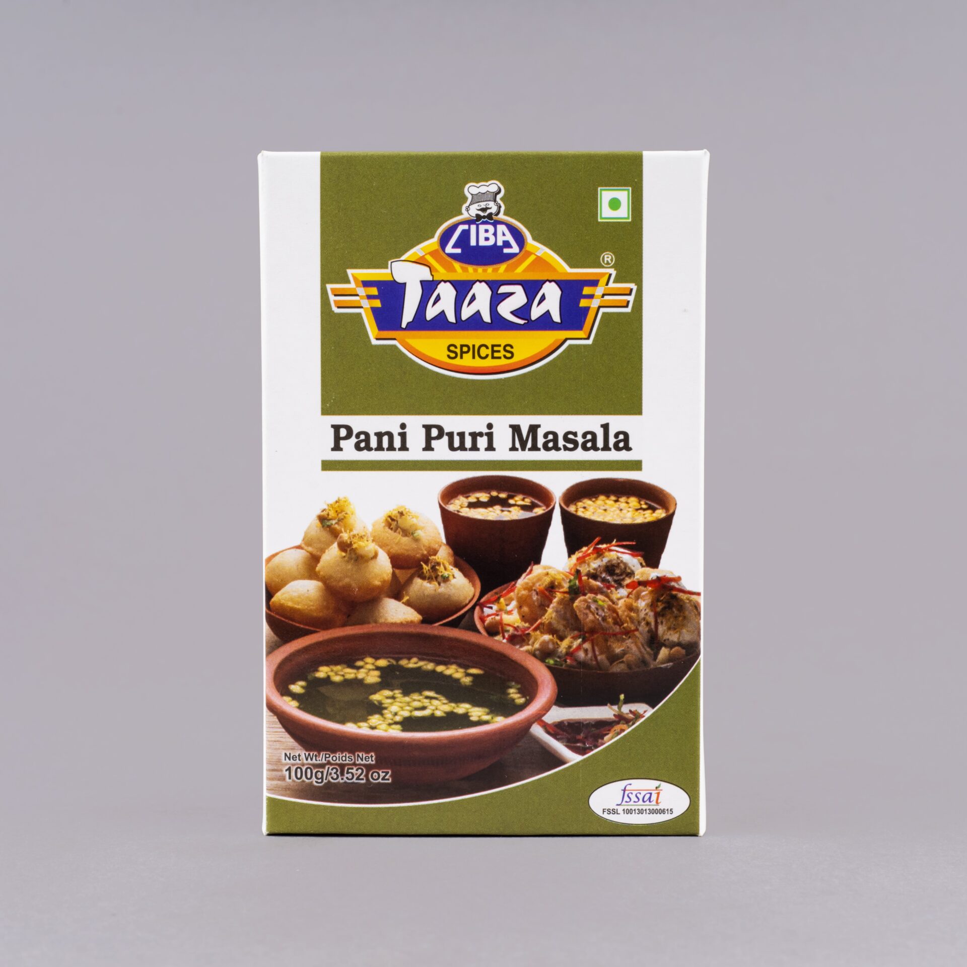 Ciba | Pani Puri Masala Powder, 100gm | Ciba Taaza Spices Ciba | Pani Puri Masala Powder, 100gm | Ciba Taaza Spices